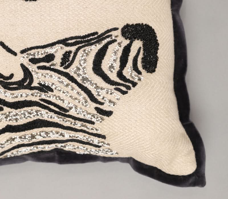 Zebra Zephyr Cushion – Rabyana Design