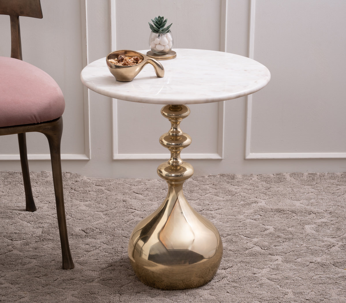 Imperial Gold Martini Table – Rabyana Design