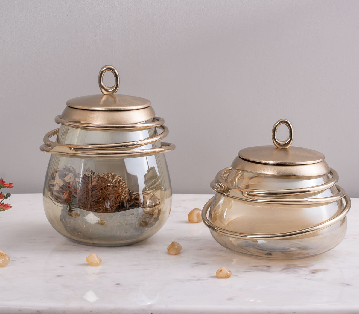 Resplendent Decorative Glass Jar – Rabyana Design