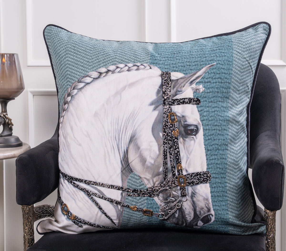 Stallion Statement Cushion – Rabyana Design