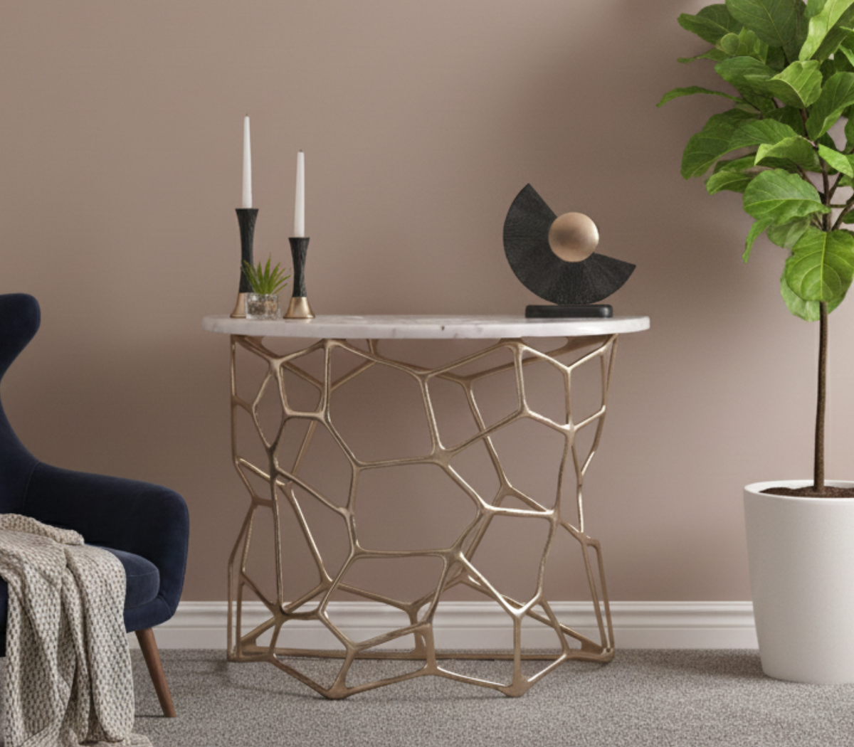 Sacred Geometry Console Table – Rabyana Design